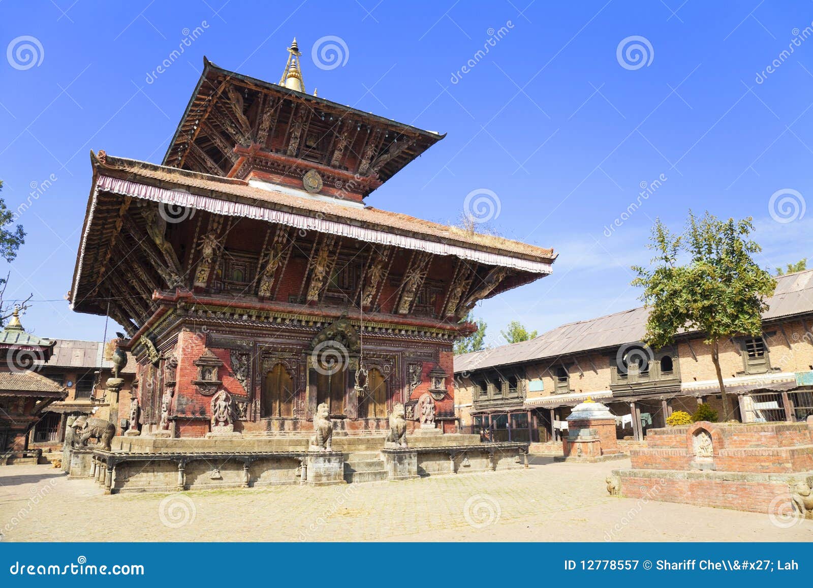 Changu Narayan Temple, Nepal Stock Image - Image of historical, site ...