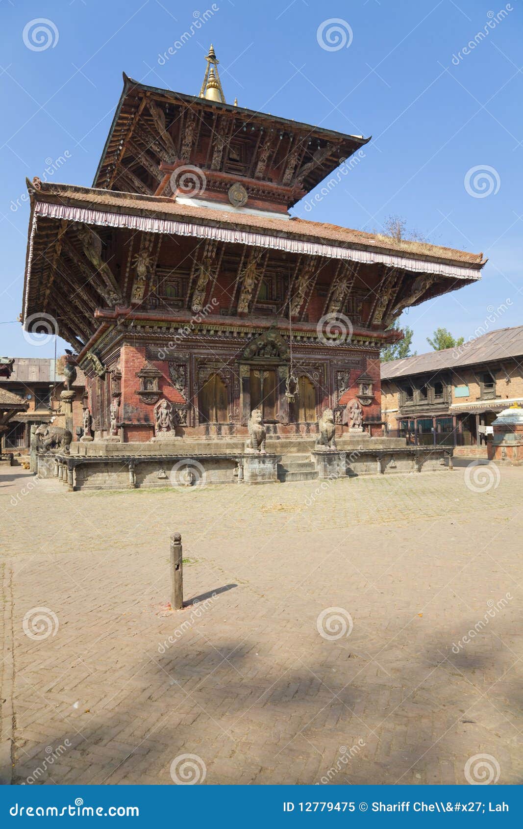 Changu Narayan Temple, Nepal Stock Image - Image of traditional, world ...