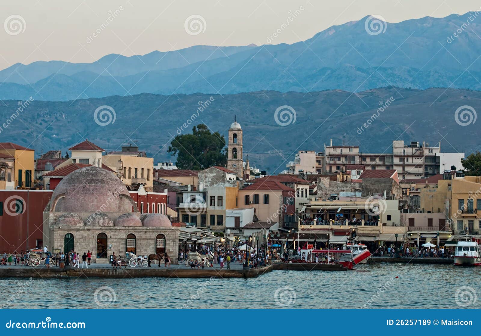 Chania. Crete stock image. Image of greece, island, building - 26257189