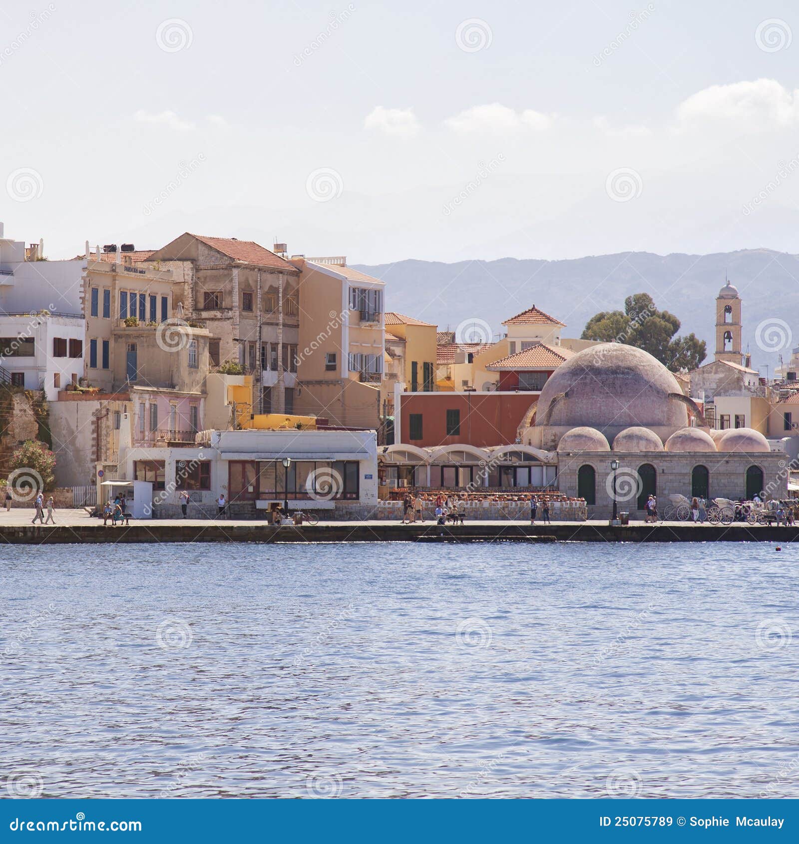 Chania Mosque stock image. Image of mediterranean, chania - 25075789