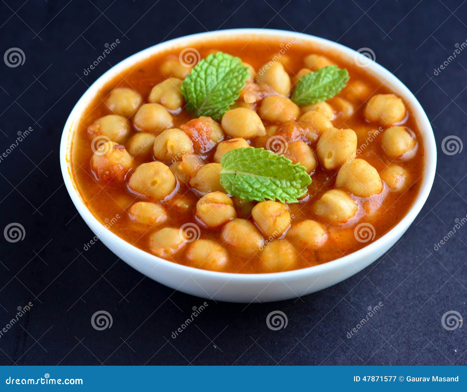 Channa Masala stock image. Image of main, poori, fine - 47871577