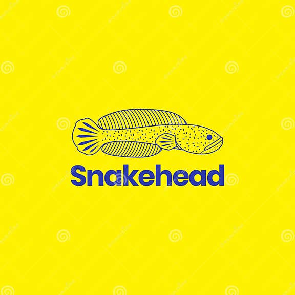 Channa Snakehead Logo Design Vector Stock Vector - Illustration of ...