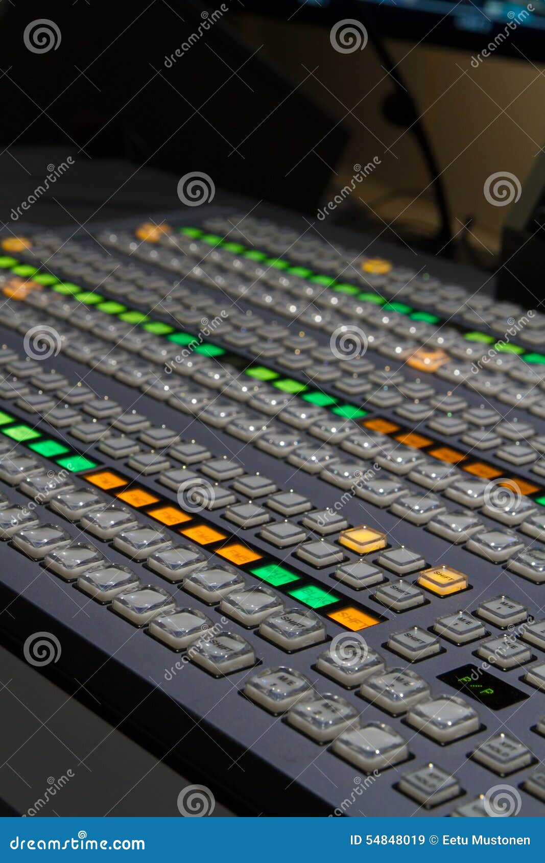 Channel Mixer table stock illustration. Illustration of studio - 54848019