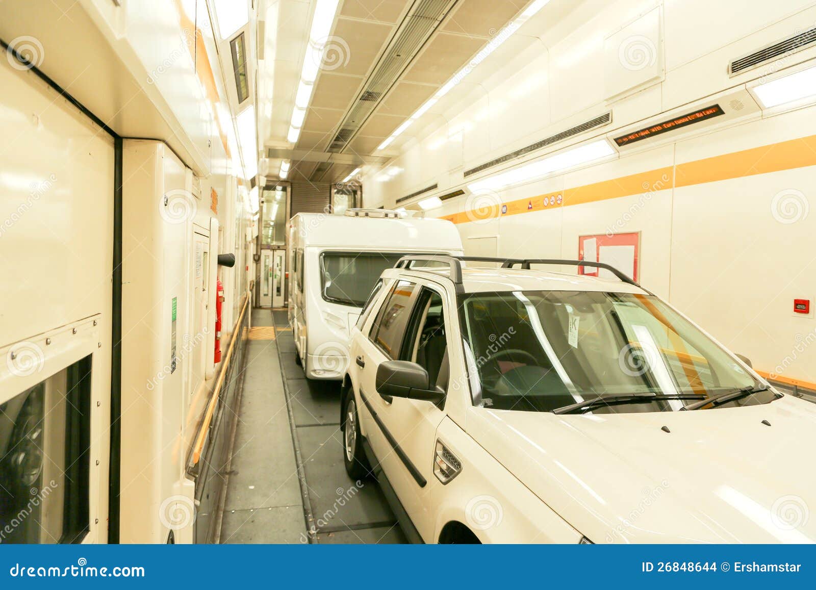 Inside Channel Tunnel