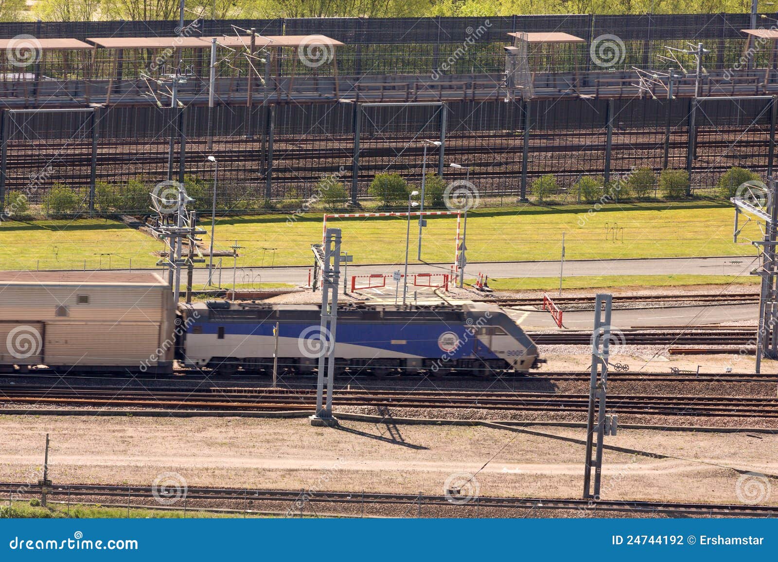 Channel Tunnel Train at Folkestone, UK Editorial Photography - Image of ...