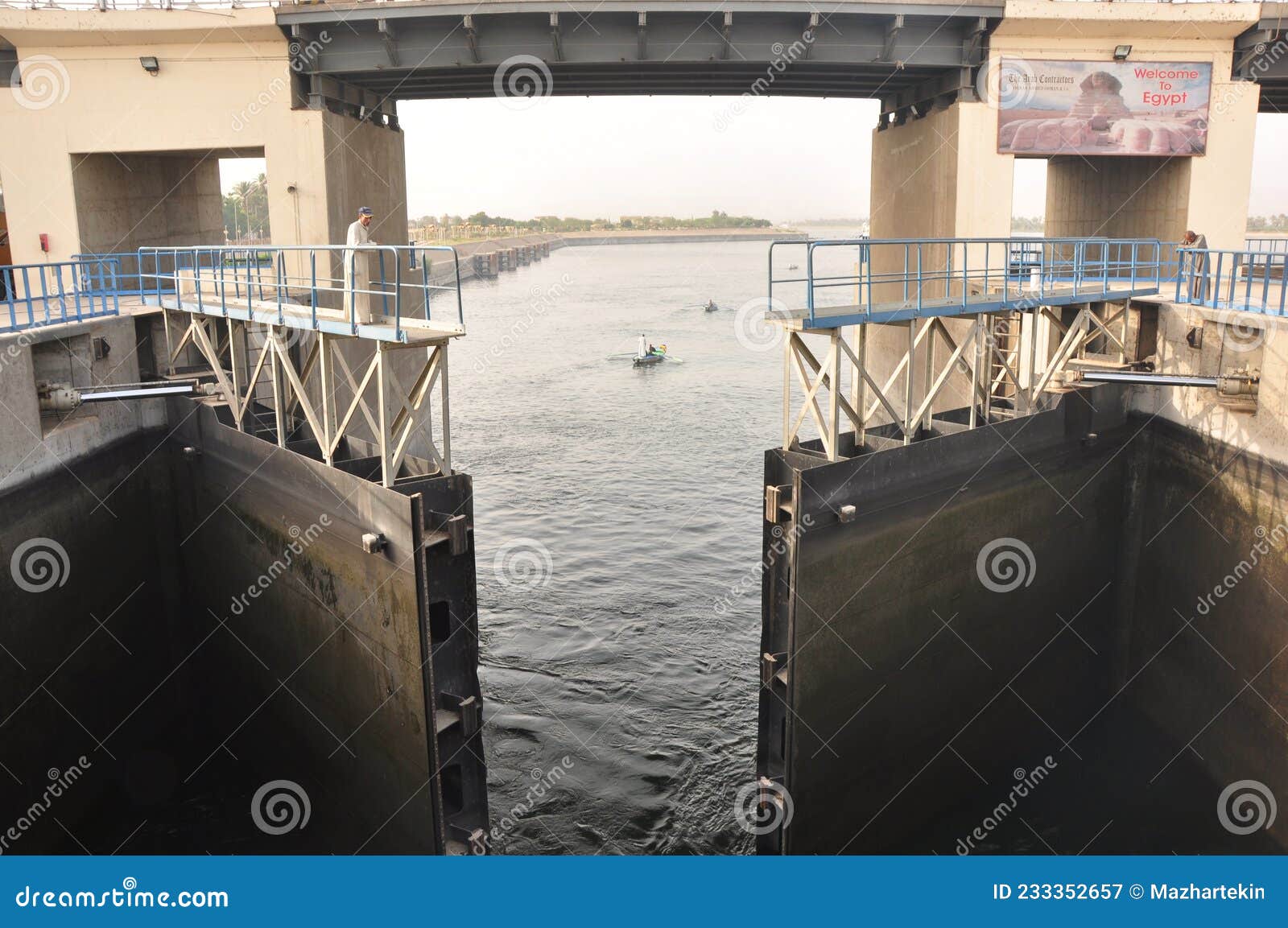 This Channel Used To Enter Egypt Stock Image - Image of used, enter ...