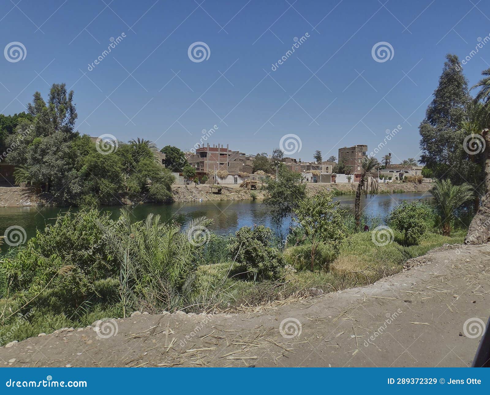 Channels of the Nile in the Streets of Cairo, Egypt Stock Image - Image ...