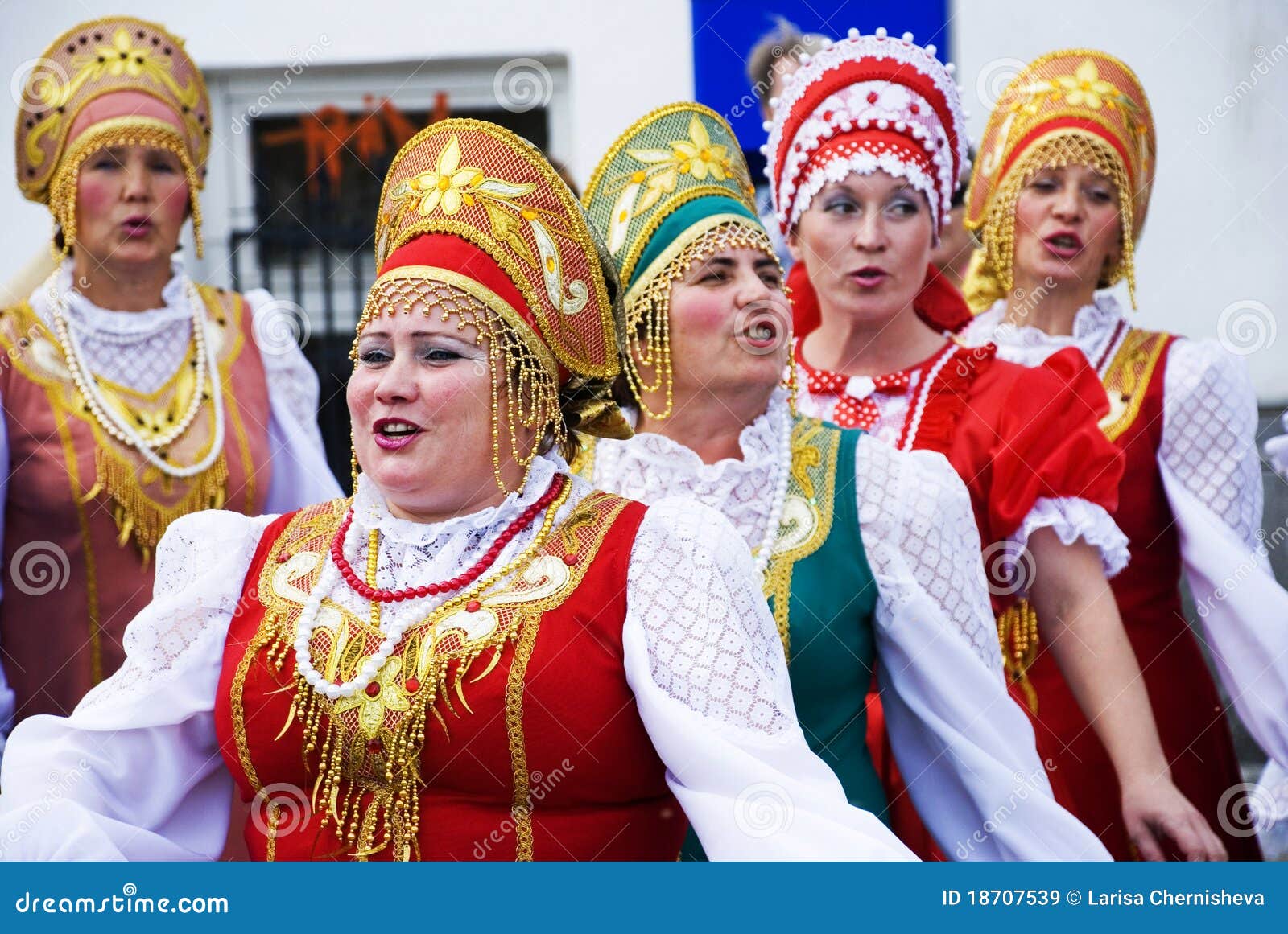Chanson Folklorique Russe. Choeur De Gens De Pokrovsky. Image stock ...