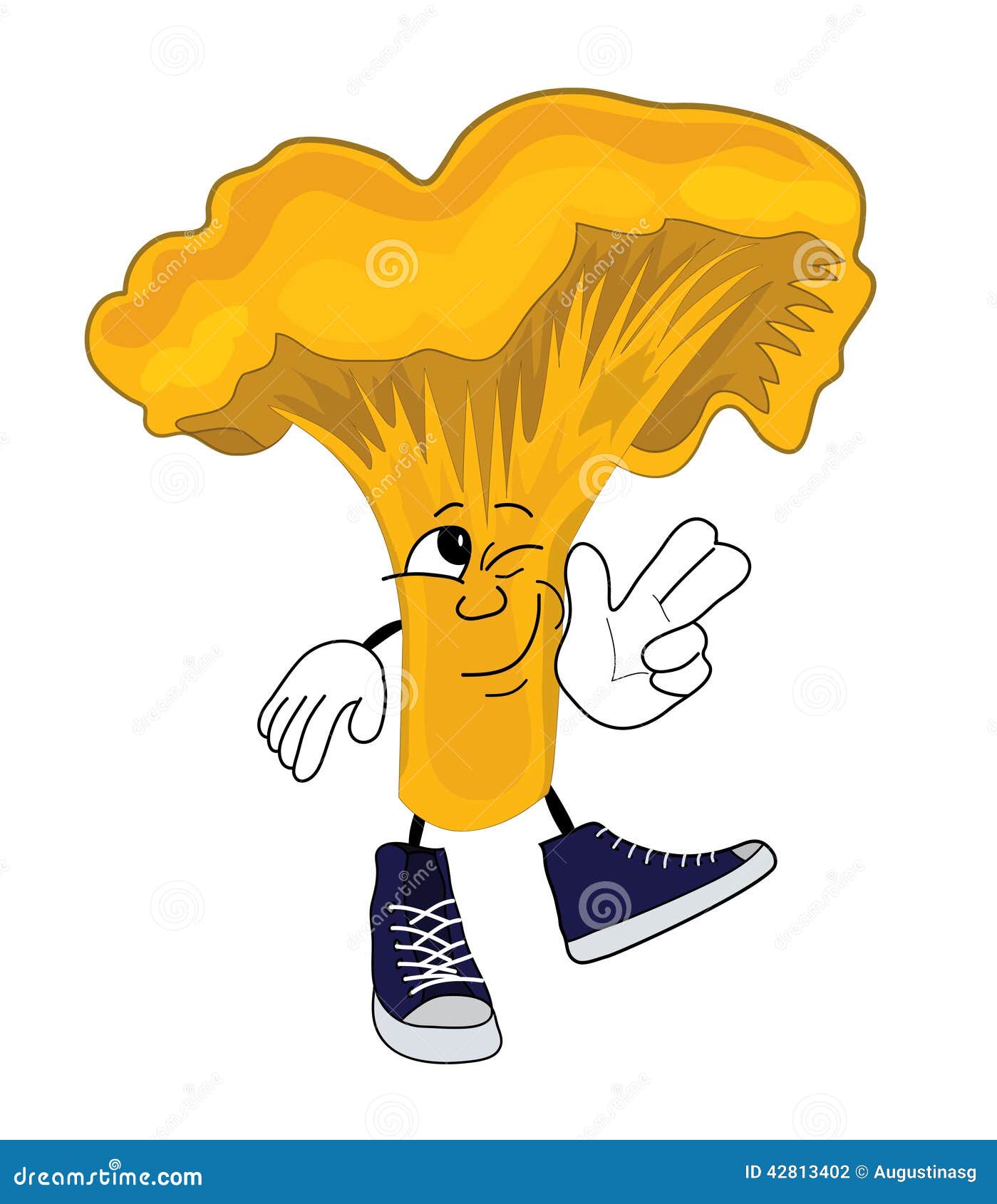 Chanterelle Cartoon Illustration | CartoonDealer.com #42813416