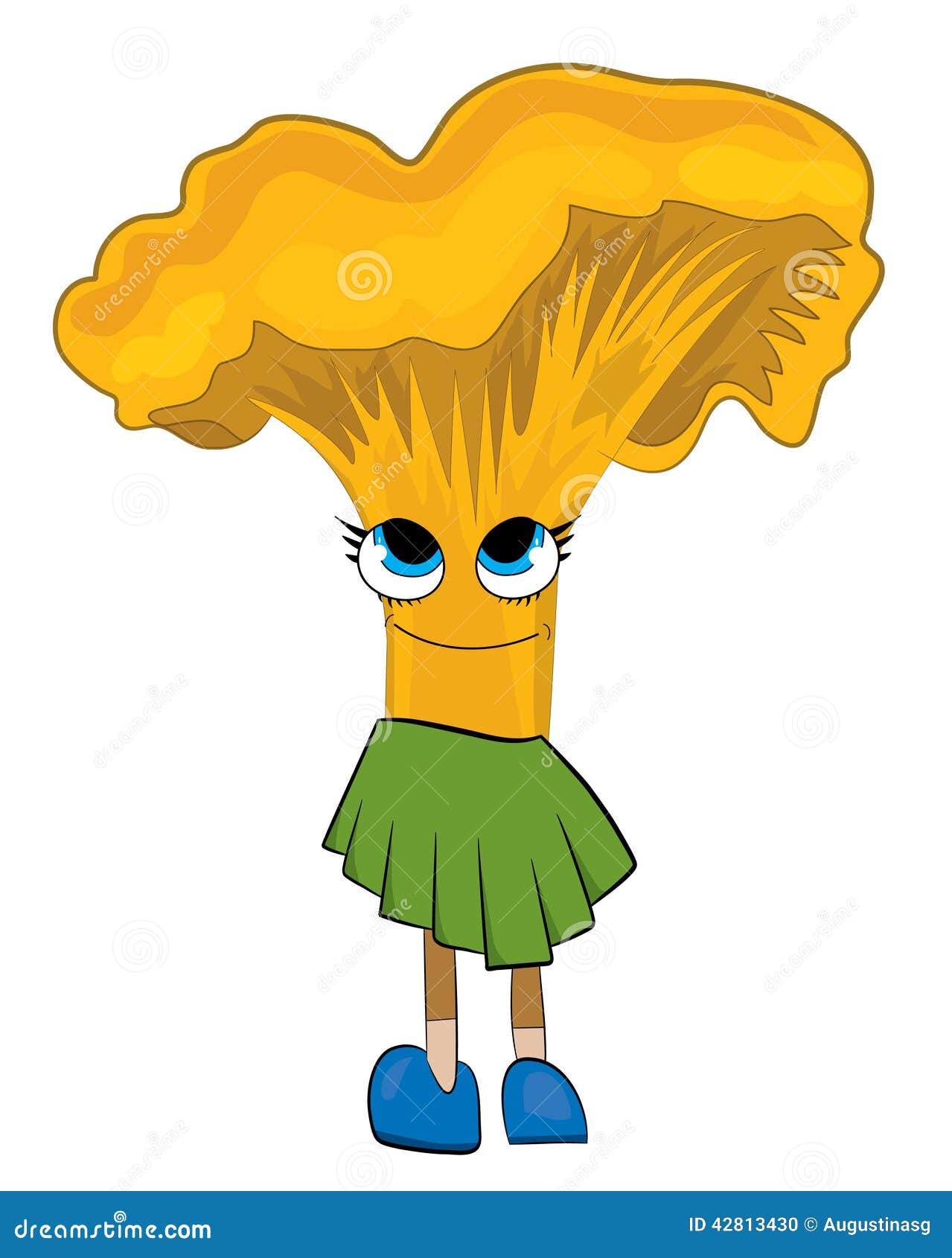 Chanterelle Cartoon Illustration | CartoonDealer.com #42813416