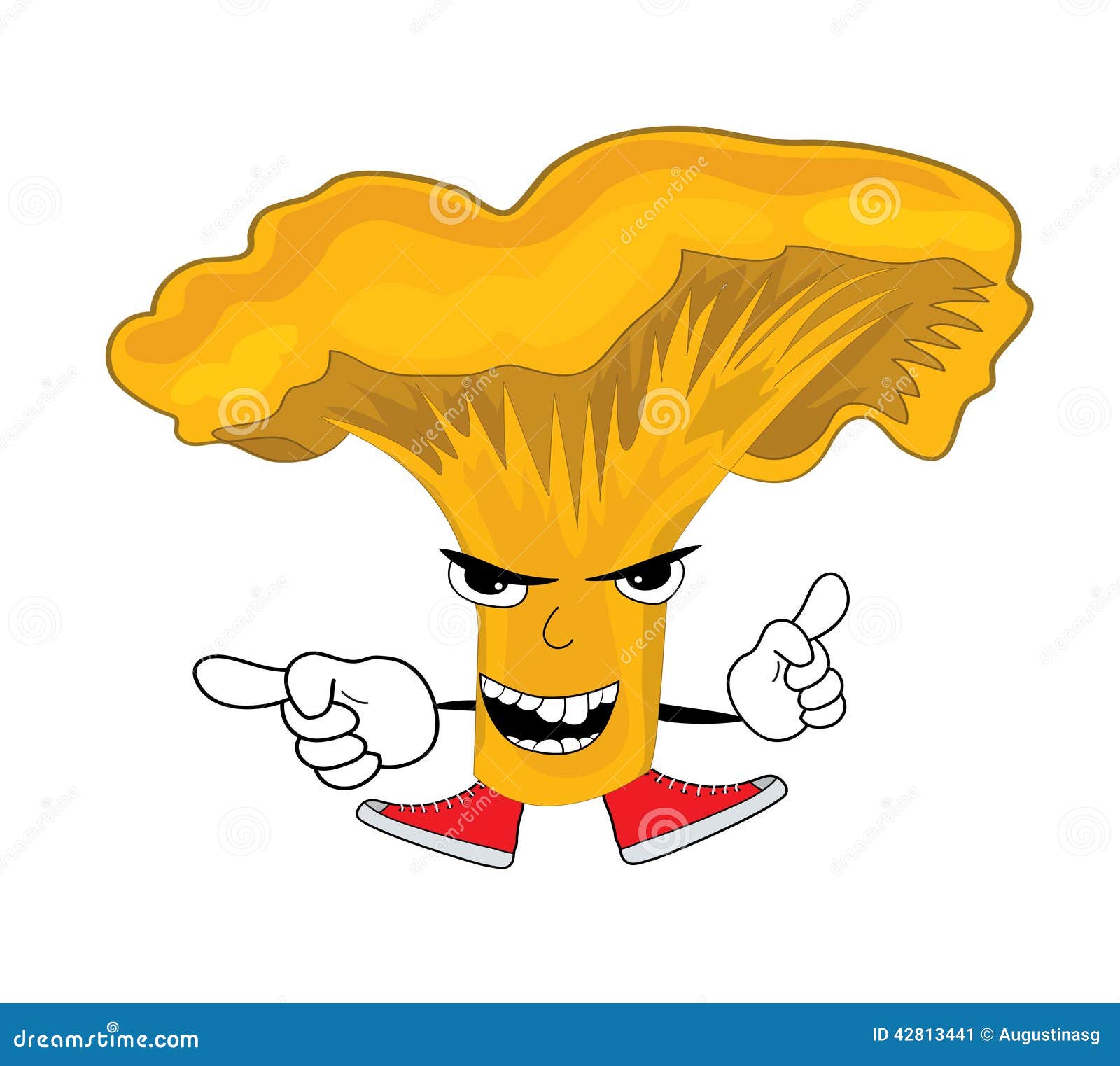 Chanterelle Cartoon Illustration | CartoonDealer.com #42813416