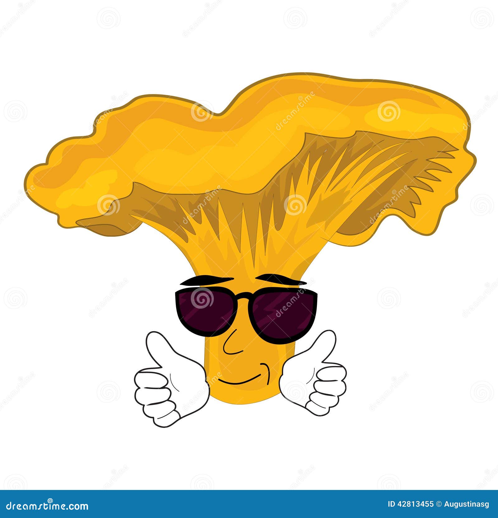 Chanterelle Cartoon Illustration | CartoonDealer.com #42813416