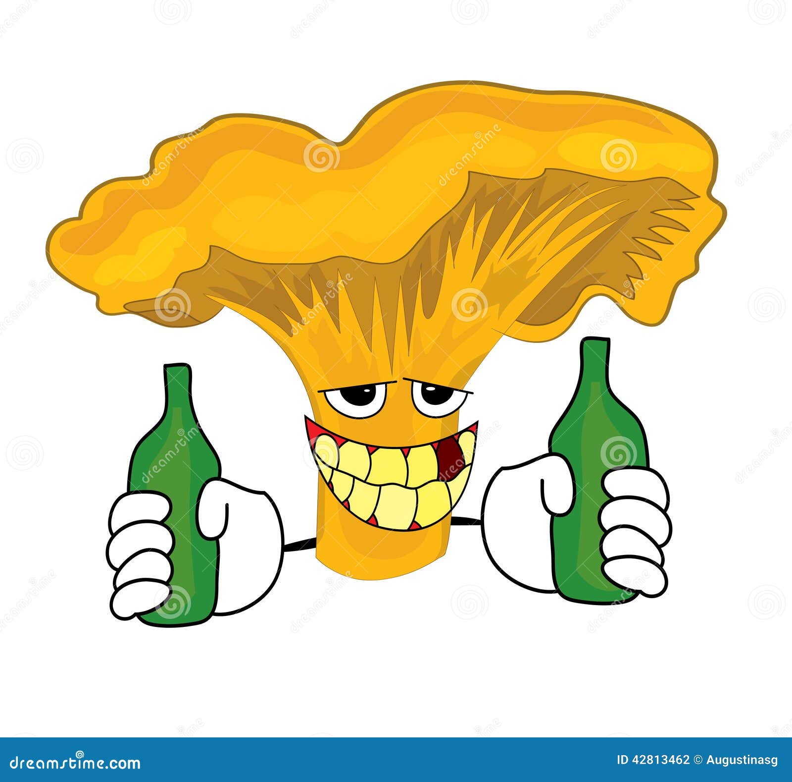 Chanterelle Cartoon Illustration | CartoonDealer.com #42813416