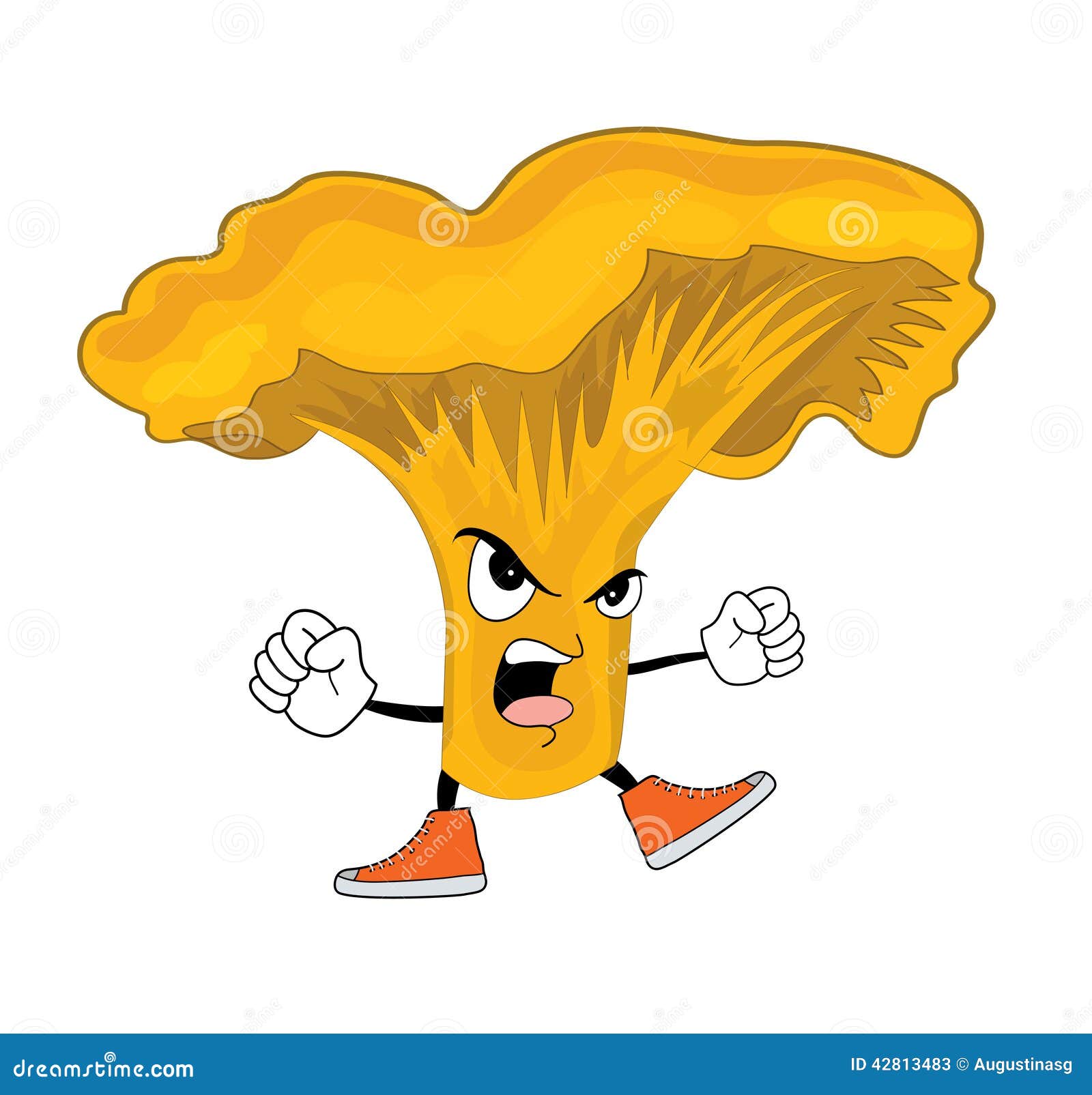 Chanterelle Cartoon Illustration | CartoonDealer.com #42813416