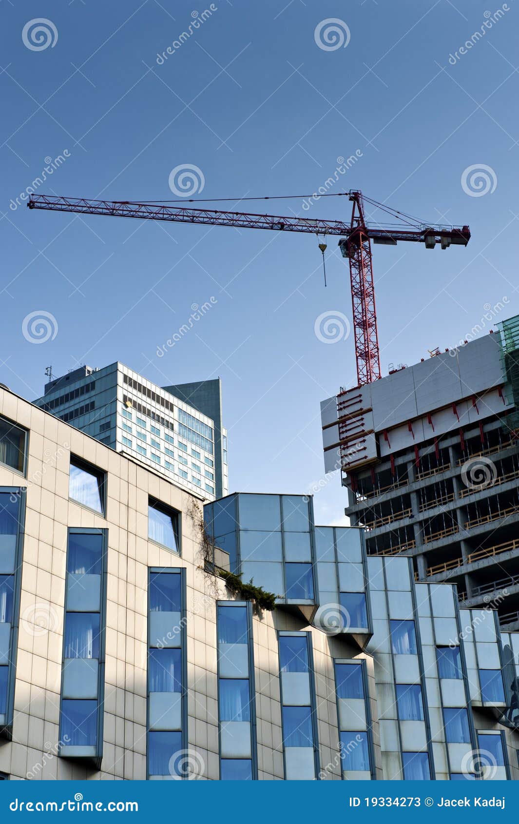 Chantier De Construction De La Construction Moderne Image stock - Image ...