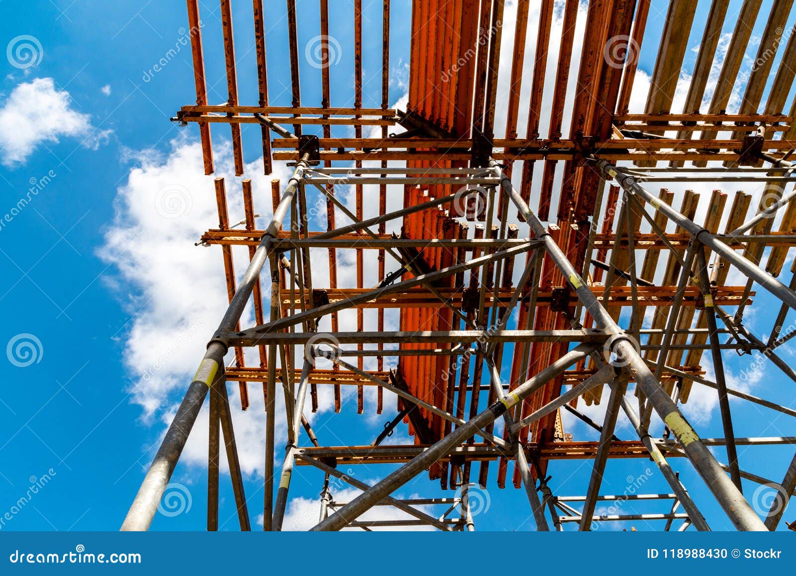 Chantier De Construction Du Nouveau Pont Moderne Photo stock - Image du ...