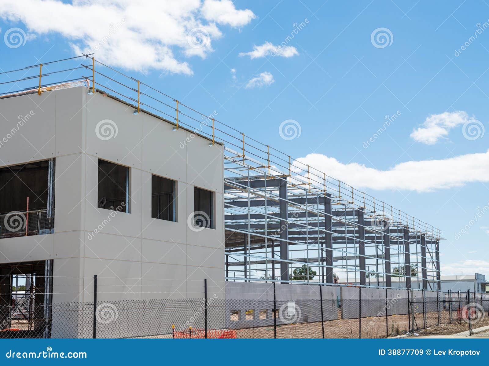 Chantier De Construction Industriel Image stock - Image du extérieur ...