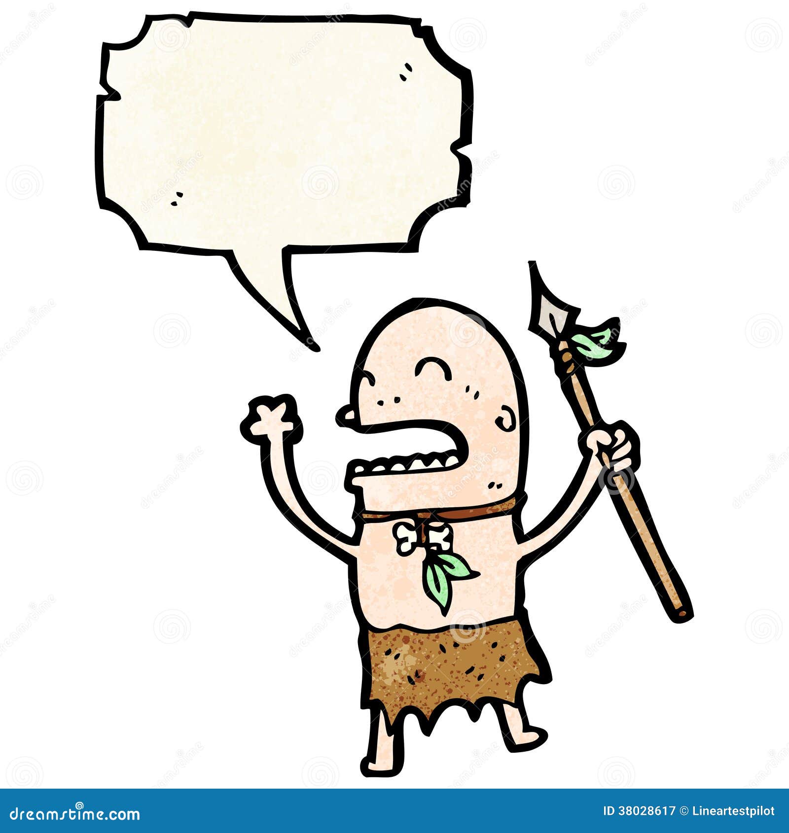 Chanting tribesman cartoon stock vector. Illustration of quirky - 38028617