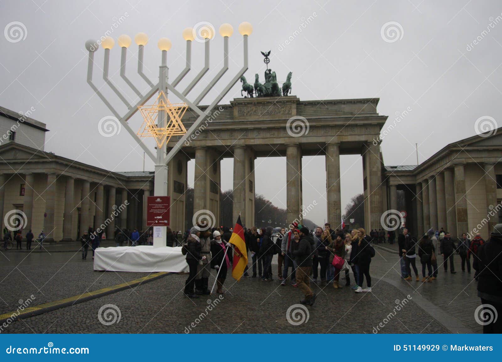 Chanukka Berlin editorial stock image. Image of weihnachten - 51149929