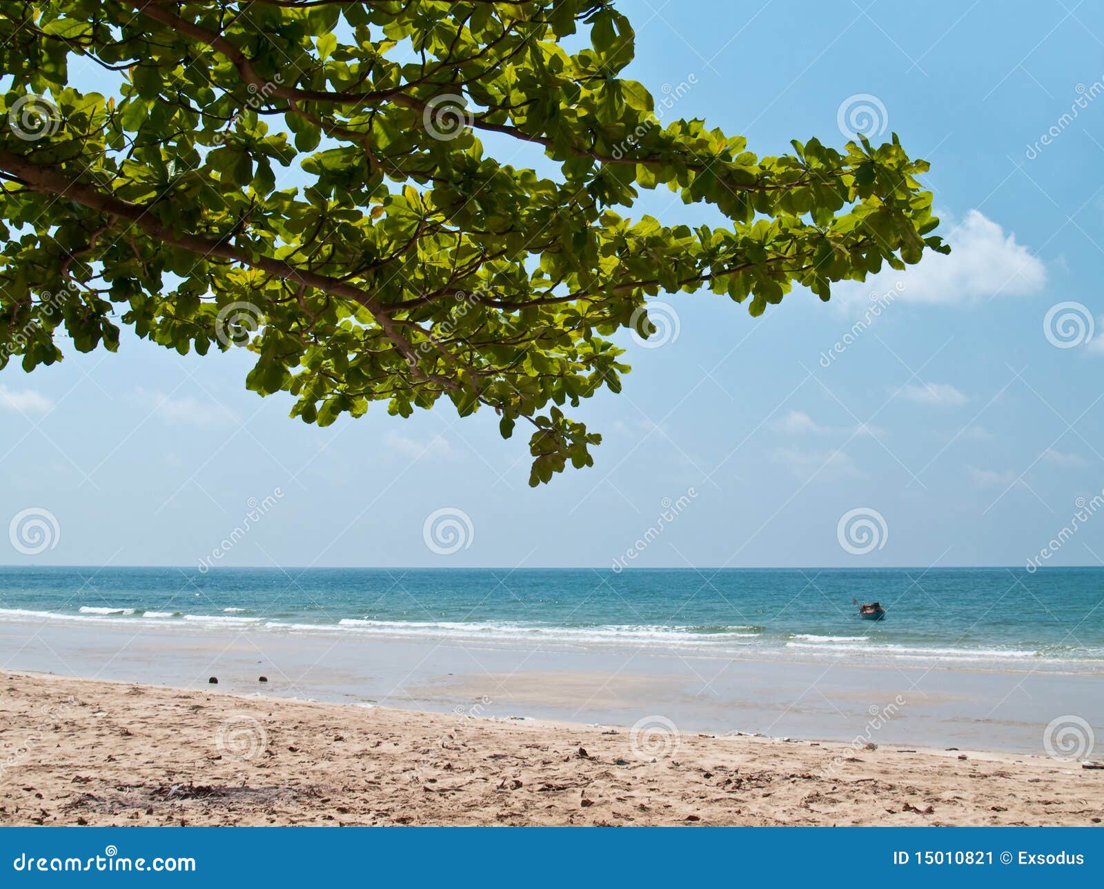 Chao Lao beach stock image. Image of scenery, thailand - 15010821