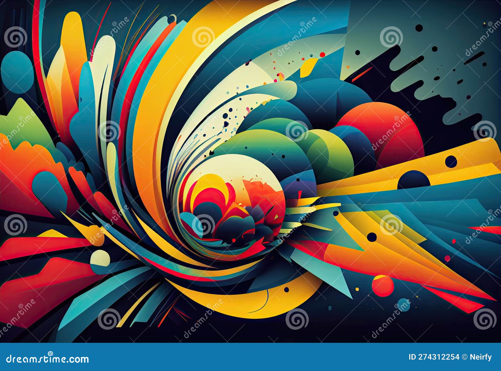 Chaos Background with Textured Parts Stock Illustration - Illustration ...