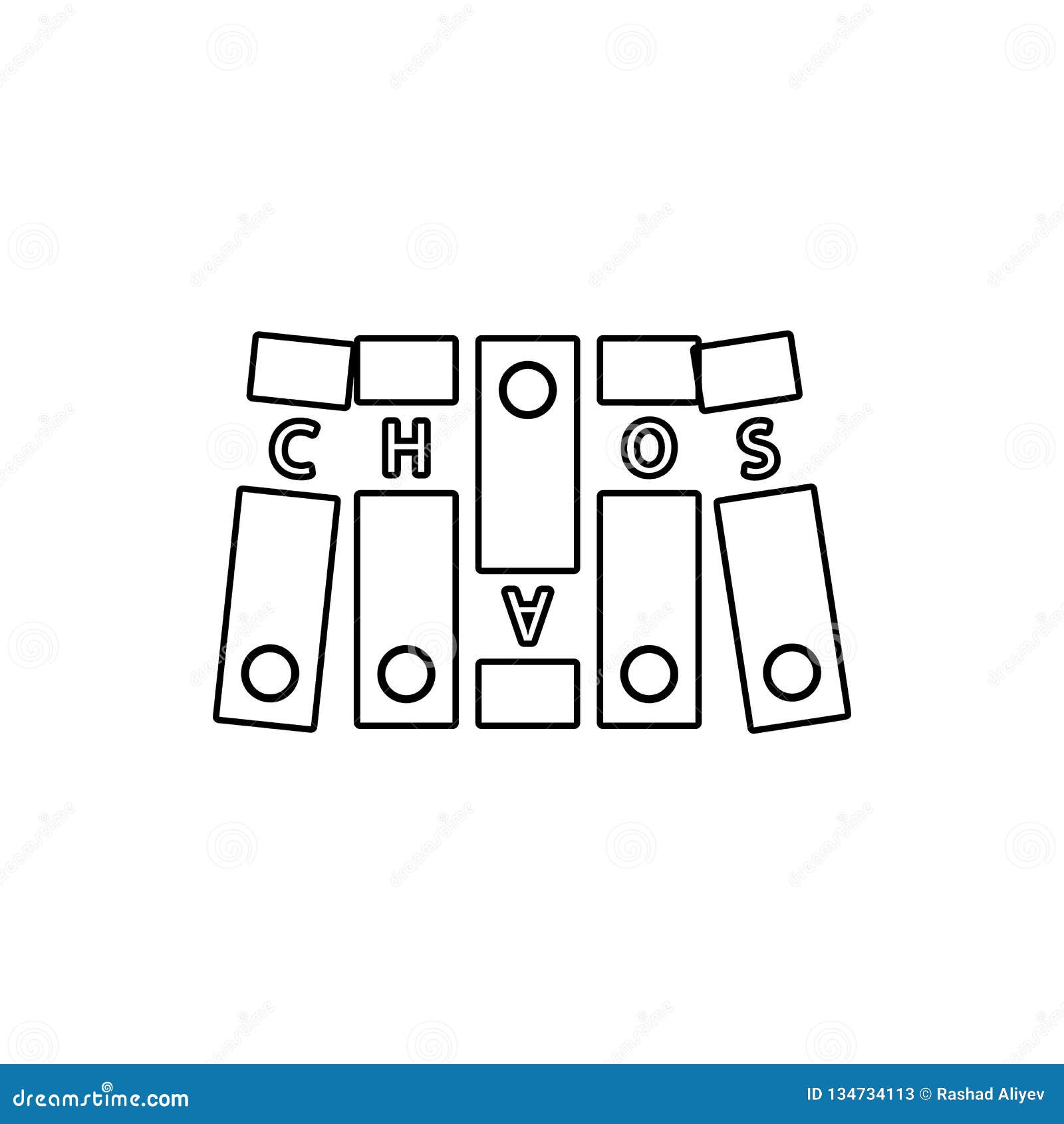 Chaos On The Folder Icon. Element Of Chaos For Mobile Concept And Web ...