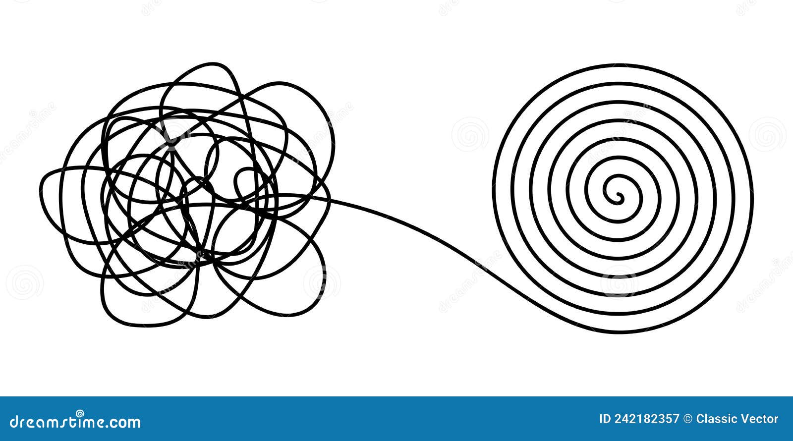 Chaos And Order Abstract Minimalist Concept, Metaphor Of Disorganized ...