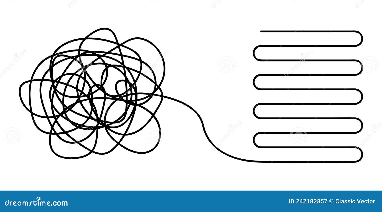 Chaos and Order Abstract Minimalist Concept, Metaphor of Disorganized ...