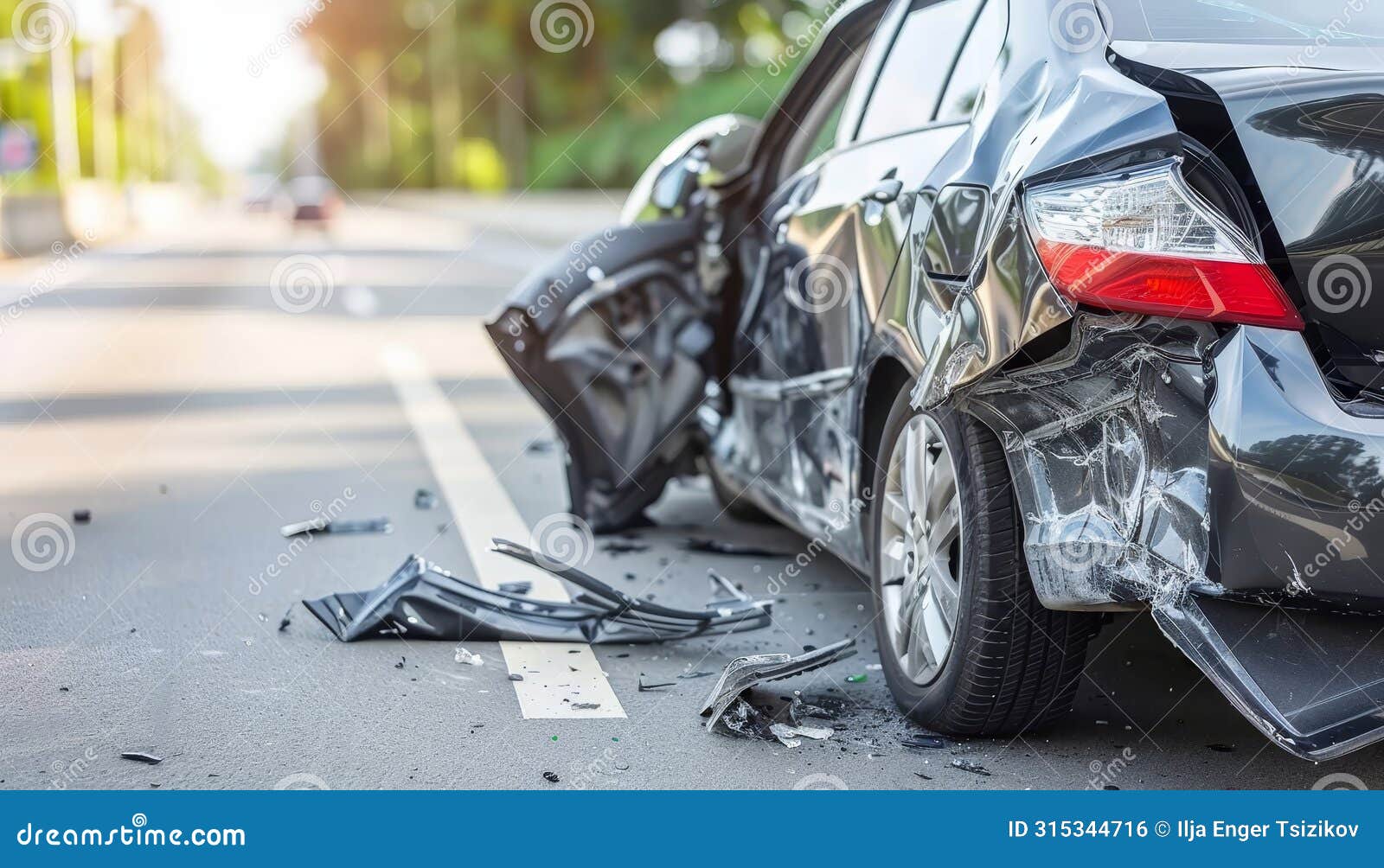 Chaos Unleashed Dramatic Car Crash Disaster Unfolding Dangerously on ...