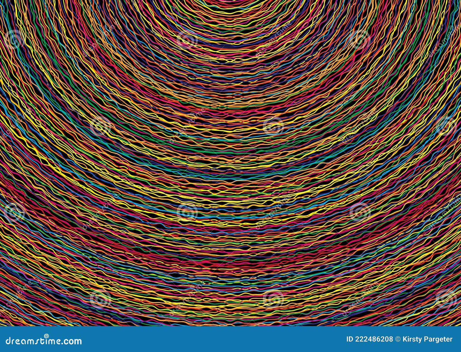 Chaotic Abstract Lines Background Stock Illustration - Illustration of ...