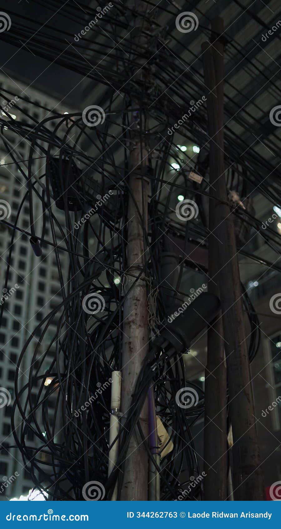 Tangled Power Lines. Stock Photo | CartoonDealer.com #32322306