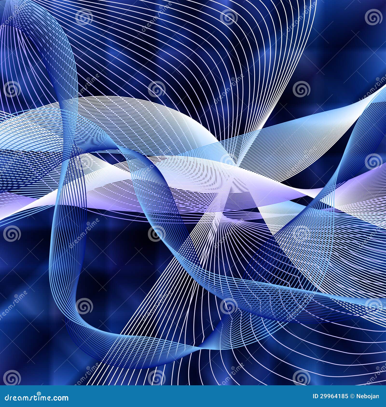 Chaotic color tapes stock vector. Illustration of abstraction - 29964185