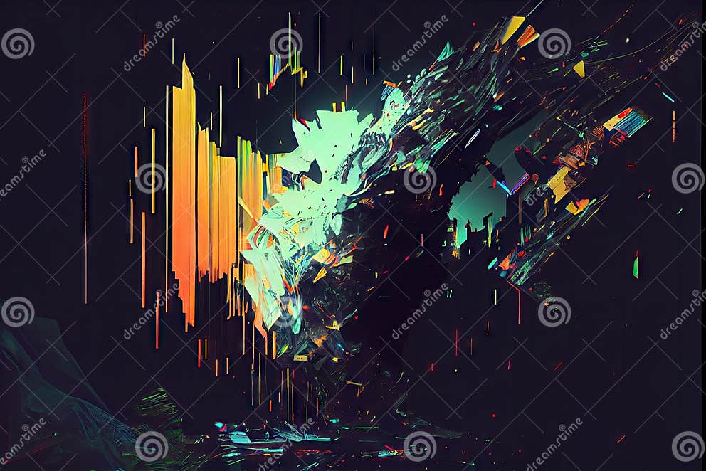 A Chaotic Digital Glitch that Changes the Screen and Sound of a ...