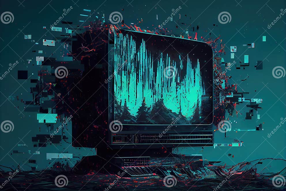 A Chaotic Digital Glitch that Changes the Screen and Sound of a ...