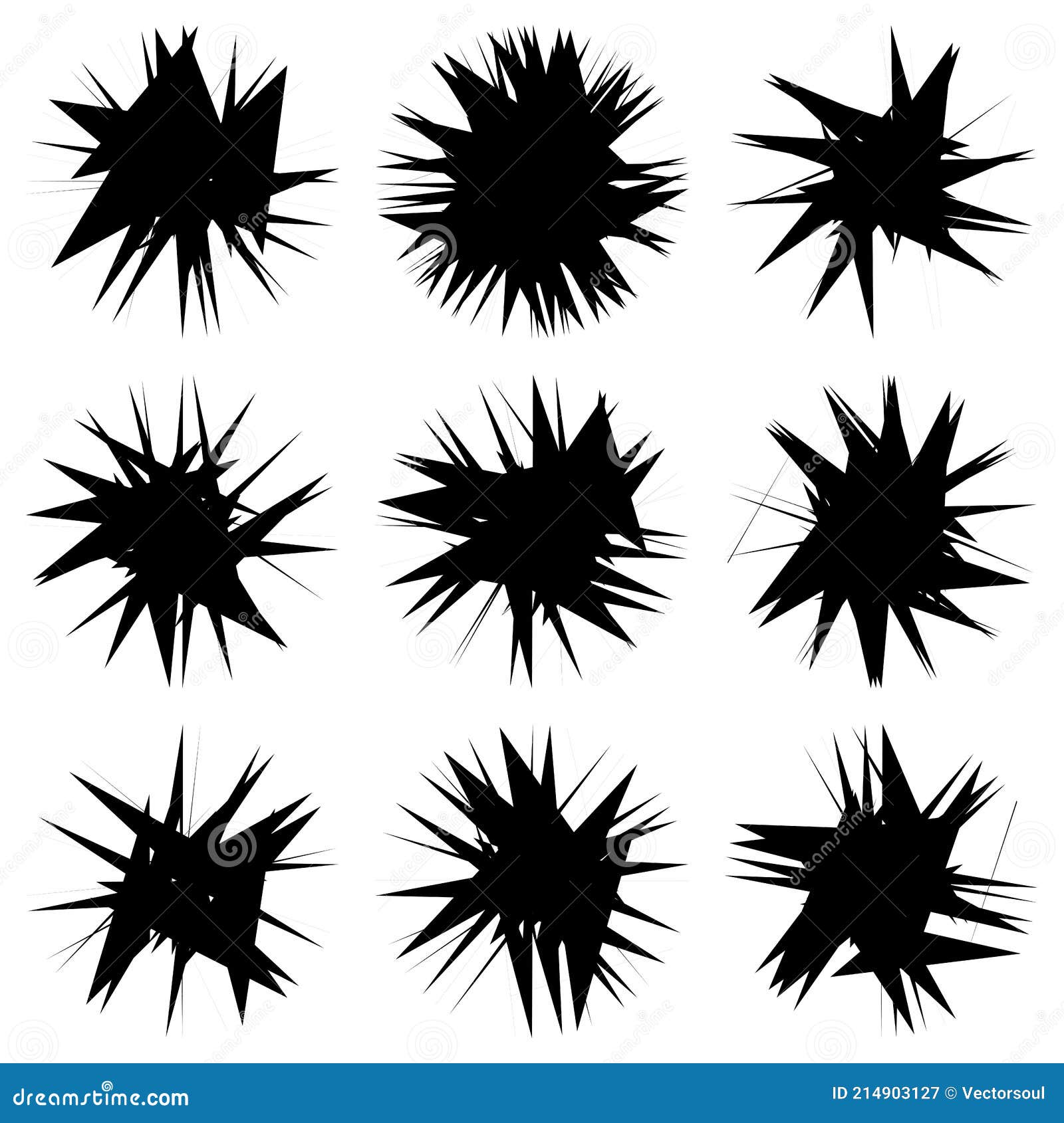 Chaotic, Edgy, Sharp, Shrill Textured Geometric Random Radial Abstract ...