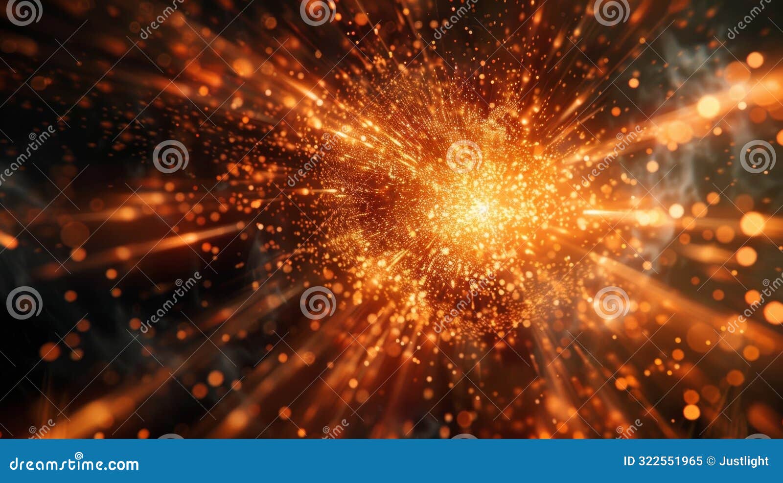 A Chaotic Explosion of Particles and Energy As Force Carriers are ...