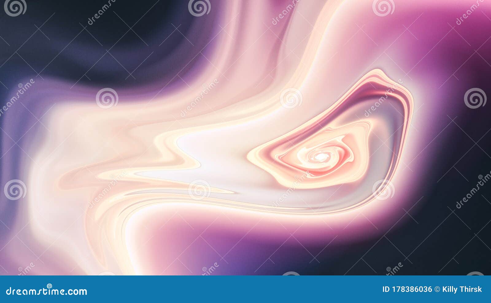 Abstract Fractal of the Night Desert Zoomed Stock Illustration ...