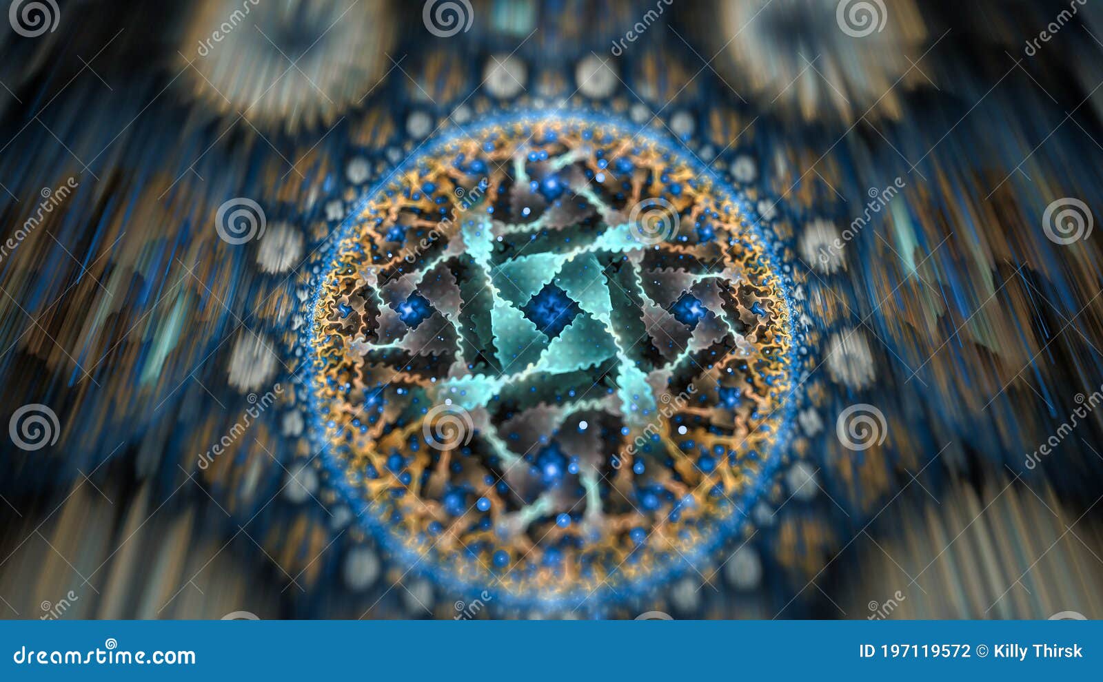 Abstract High Quality Fractal Art ; Secret of Mana 9 Stock Illustration ...