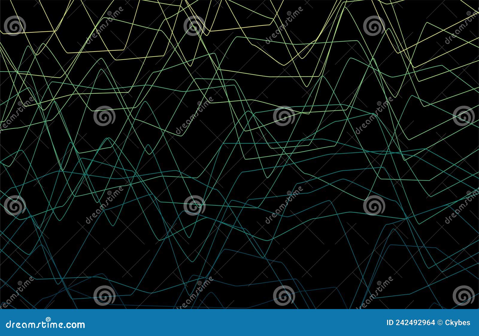 Chaotic Frequency Lines. Wallpaper. Abstract Mountains Background Stock ...