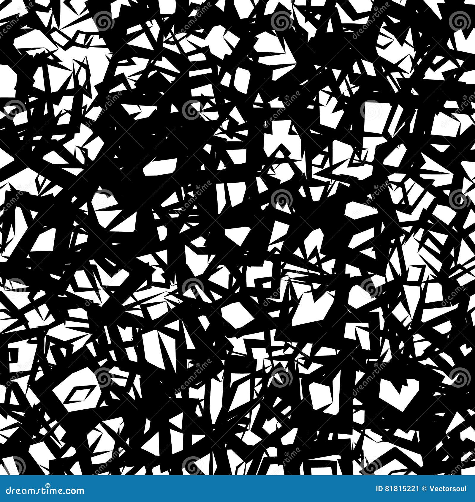 Chaotic Geometric Texture / Pattern with Random Edgy Shapes Stock ...