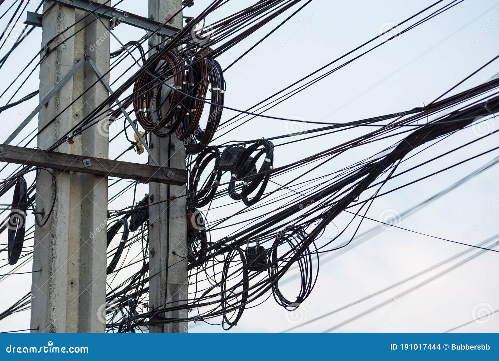 Chaotic Intertwining Of Many Internet Wires In The Rack Server Room ...