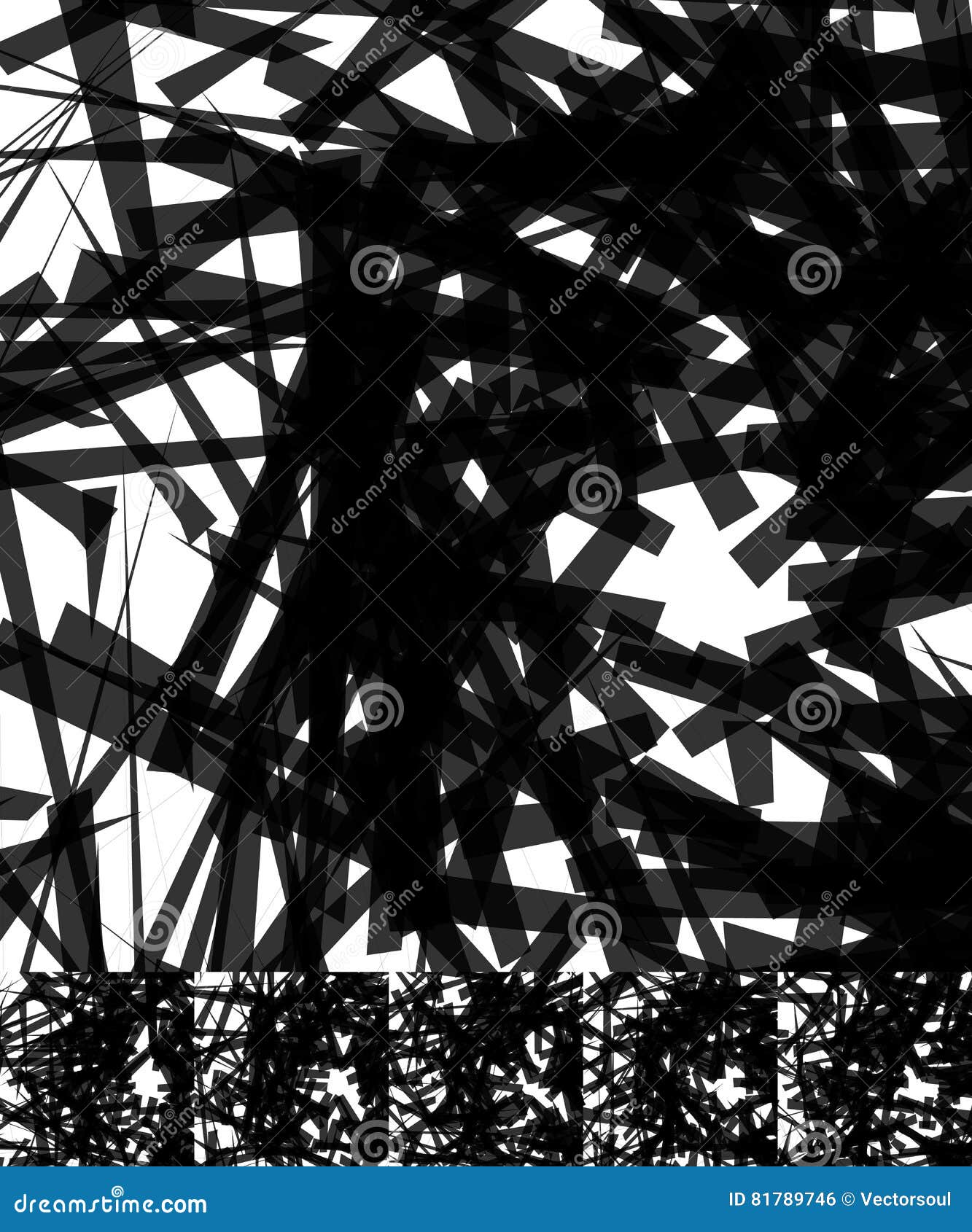 Chaotic Irregular, Random, Scattered Lines Artistic Geometric Im Stock ...