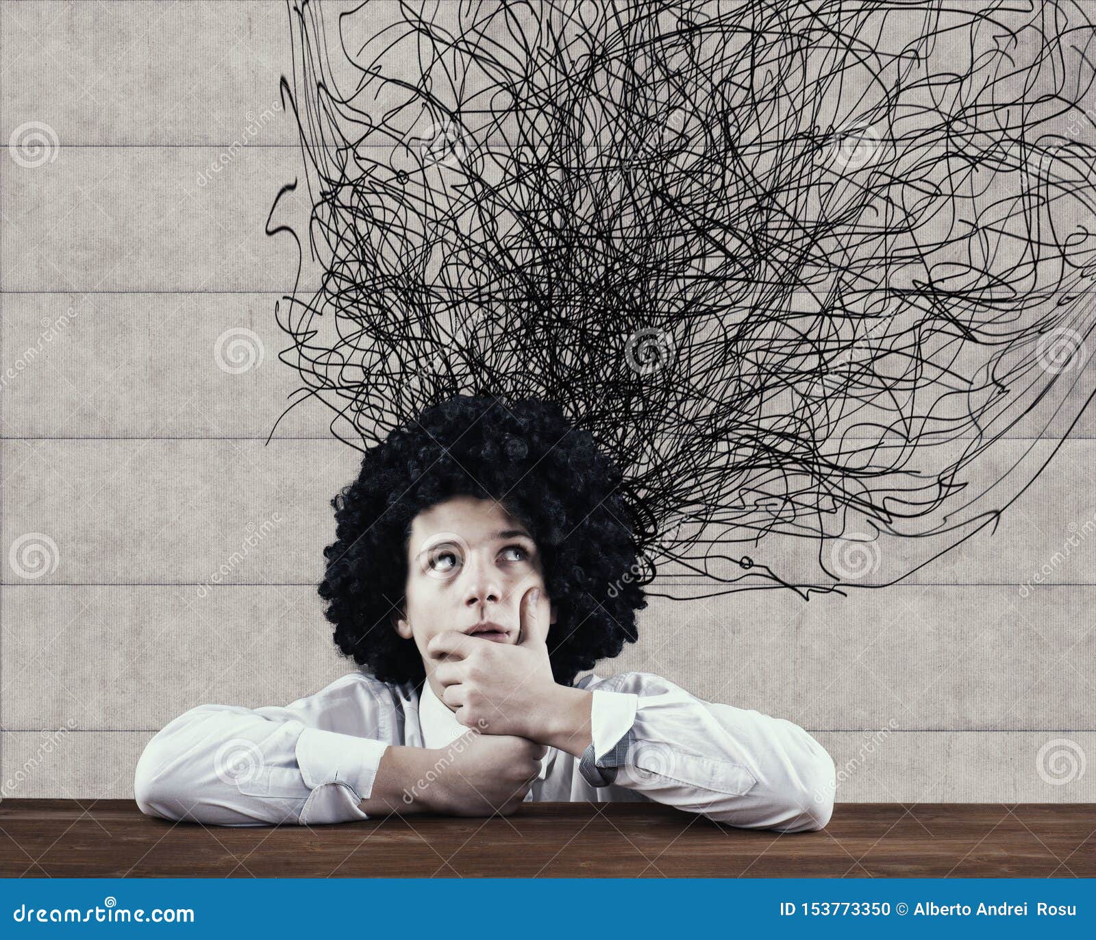 Chaotic mind bsuiness stock photo. Image of business - 153773350