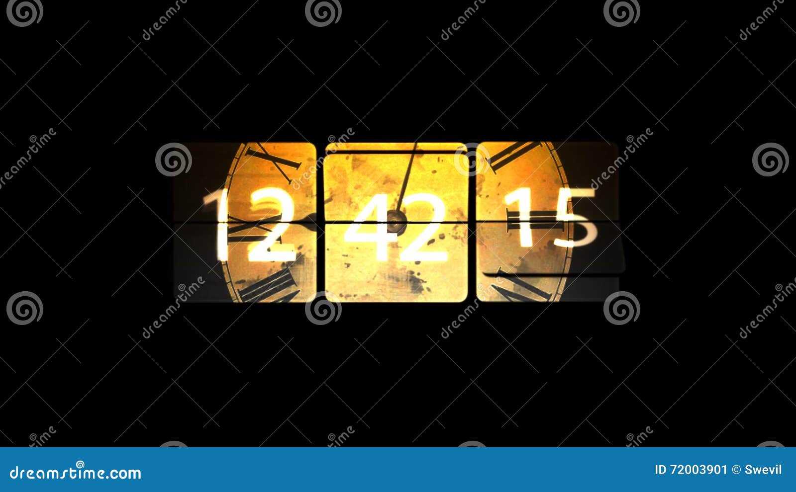 Chaotic Moving Clock. Infinitely Fast Moving Clock. the Concept of ...