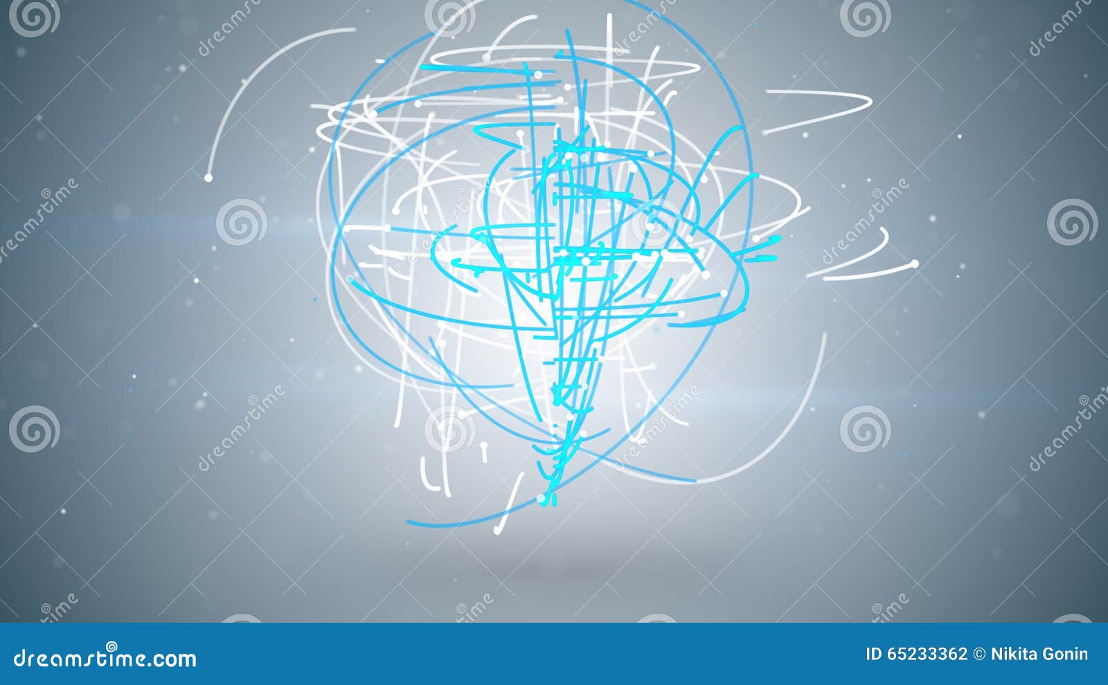 Chaotic Particles Abstract Background Stock Illustration - Illustration ...