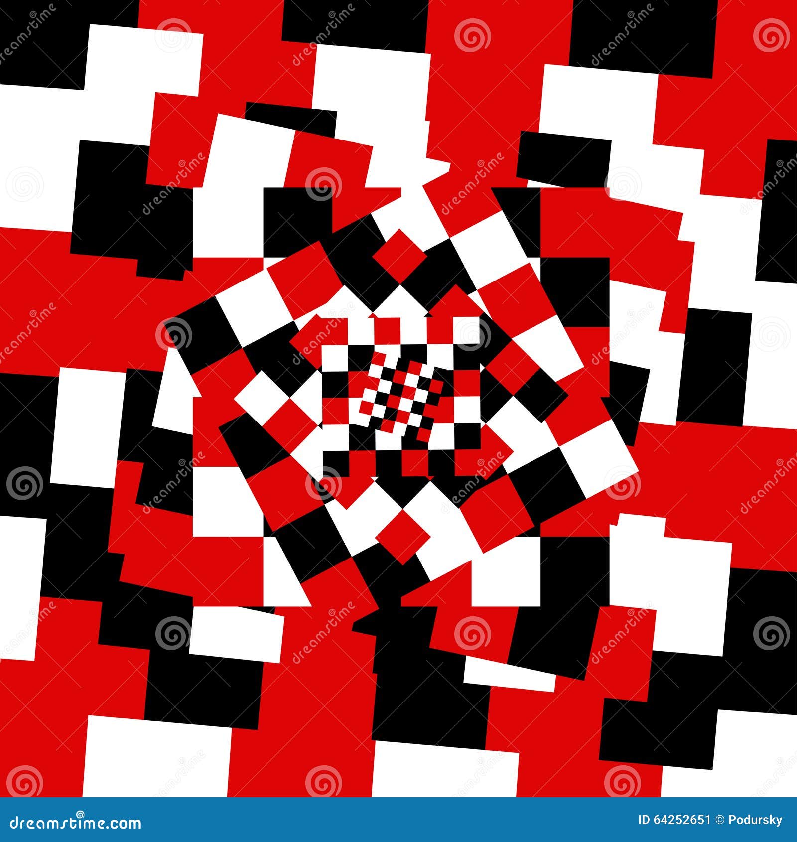 Chaotic Pattern of Colorful Squares Stock Vector - Illustration of ...