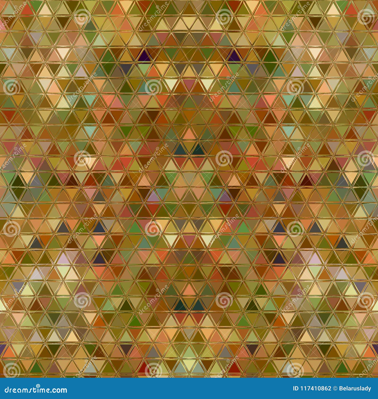 Colorful Chaotic Polygons Mosaic of Continuous Triangles Stock ...