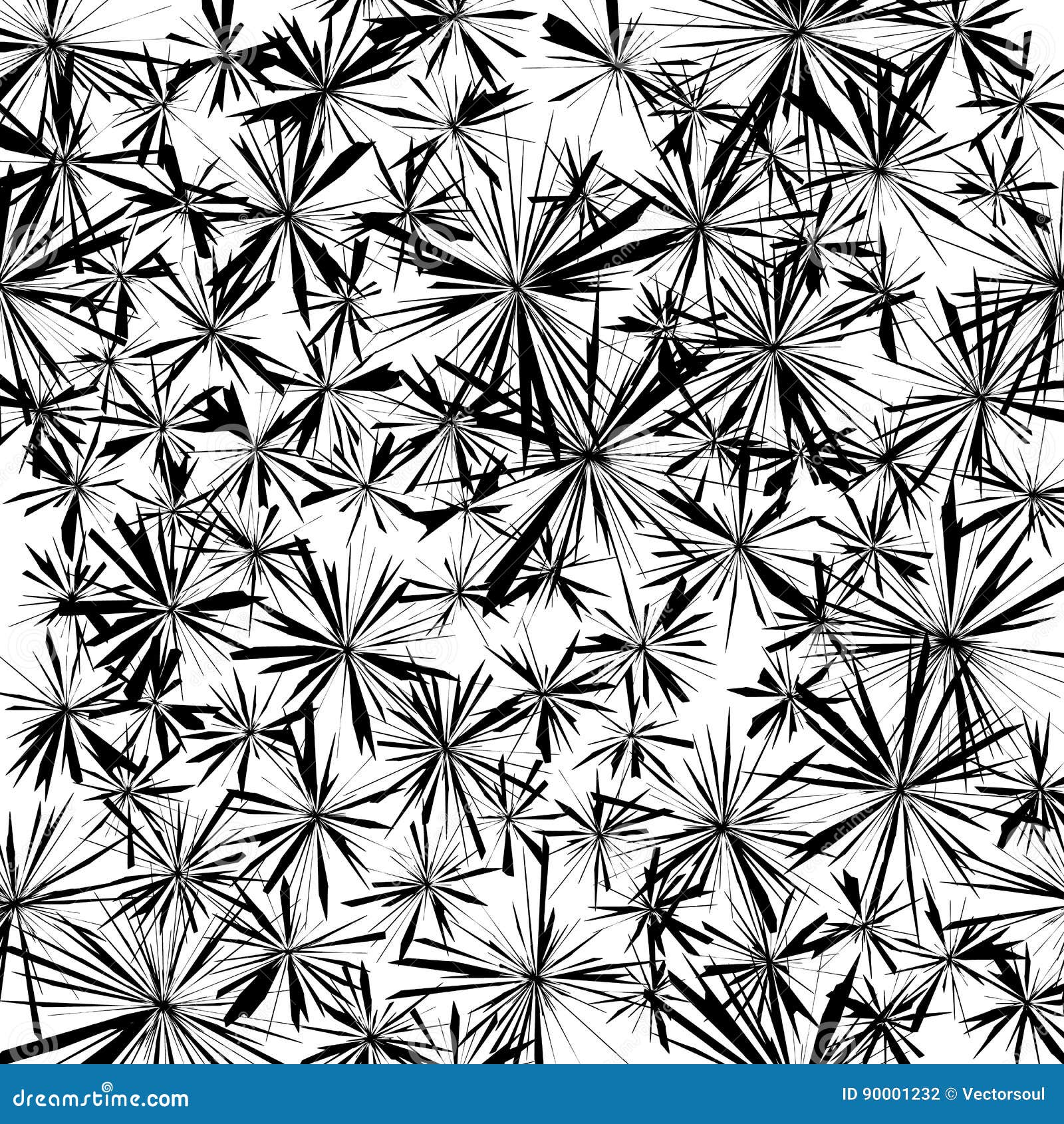 Chaotic, Rough Texture. Random Pattern with Scattered Edgy Shape Stock ...