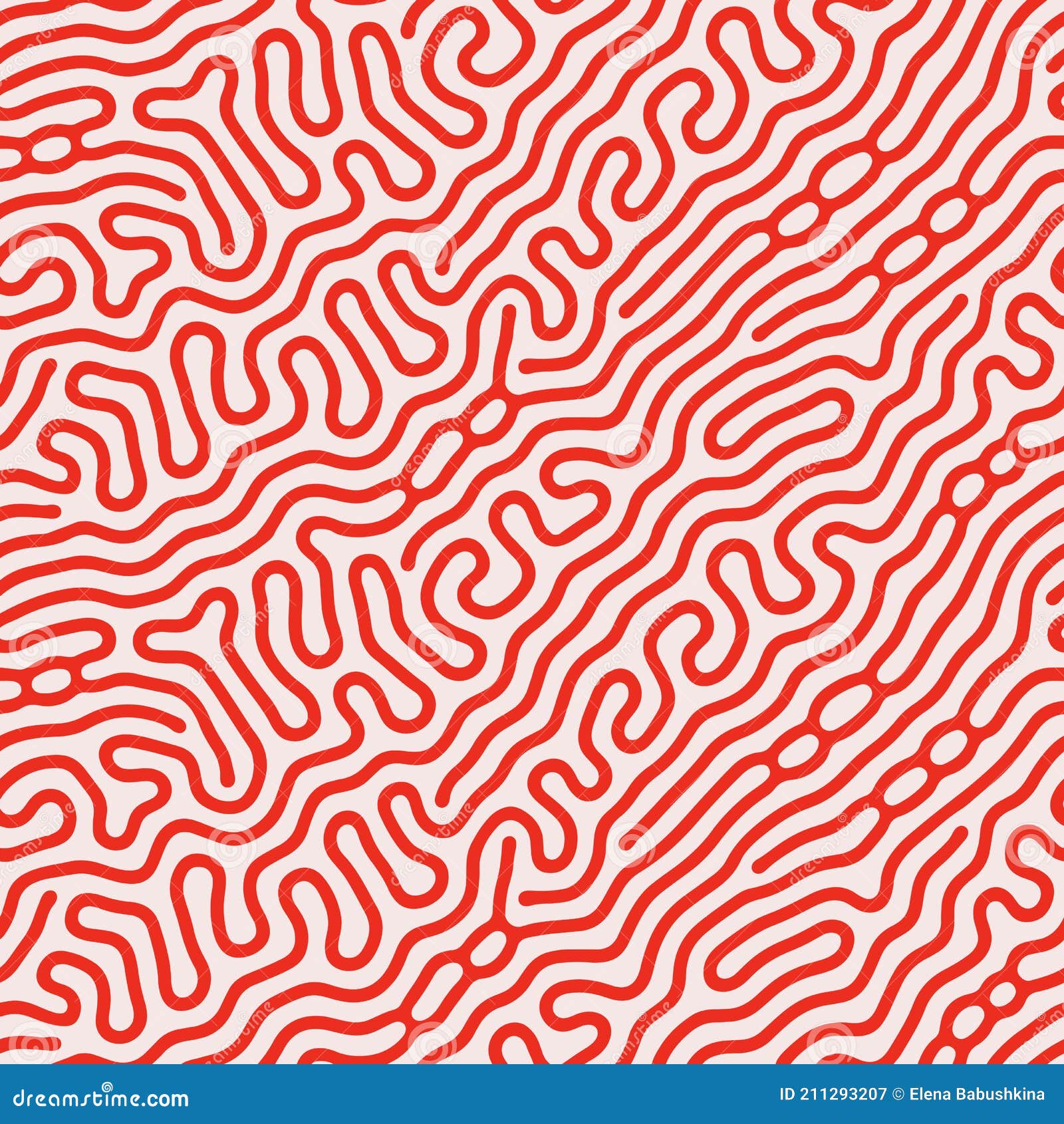 Chaotic Seamless Pattern. Vector Illustration Stock Vector ...