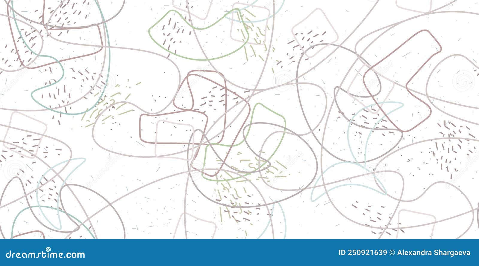 Chaotic Simple Seamless Pattern Textile One Line Stock Vector ...